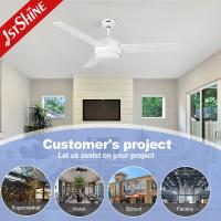 China 50 Inch 3 MDF Blade 35W 5 Speeds Remote Control Led Ceiling Fan With Light for sale