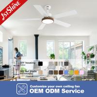 China Adjustable 6-Speed Choice LED Ceiling Fan with Remote Control and Dimmable Light for sale