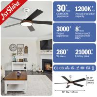 China Modern Ceiling Fan Light With Dc Motor Smart Dimmable LED Light for sale