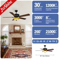 China Low Noise Energy Saving Classical 5 Blades Ceiling Fan Engineering Model For Home for sale
