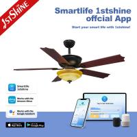 China Low Noise Energy Saving Classical 5 Blades Ceiling Fan Engineering Model For Home for sale