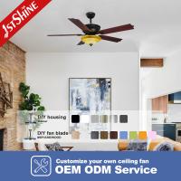 China Low Noise Energy Saving Classical 5 Blades Ceiling Fan Engineering Model For Home for sale