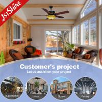 China Low Noise Energy Saving Classical 5 Blades Ceiling Fan Engineering Model For Home for sale