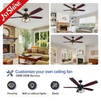 China CE CB 5 Blades Room Classic Ceiling Fan With Light Engineering Model for sale