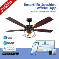 China CE CB 5 Blades Room Classic Ceiling Fan With Light Engineering Model for sale