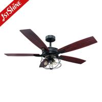 China CE CB 5 Blades Room Classic Ceiling Fan With Light Engineering Model for sale