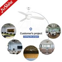China Remote Control Modern Led Ceiling Fans 40 Inches Dc Motor 3 Plywood Blades for sale