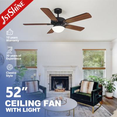China 52'' Ceiling Fan With Light 6 Speed Remote Control Energy Saving for sale