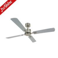 China Copper Motor 4 MDF Sliver Blades Modern Ceiling Fans With 6 Speeds Remote Control for sale