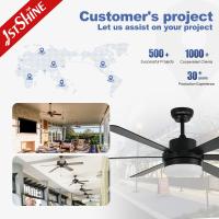 China 35w 56 Inch Silent Modern LED Ceiling Fan Energy Saving DC Motor for sale
