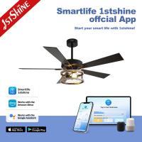 China CB SAA ETL 5 Blades Classic Ceiling Fan With Light For Living Room for sale