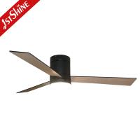China CCC 52 Inch 3 Plywood Blades Flush Mount Ceiling Fan With Silent DC Motor for sale