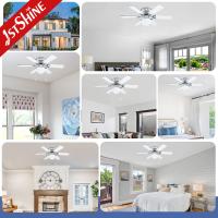 China 32 Inch 6 MDF Blade Classic Ceiling Fans Remote Control Energy Efficient for sale