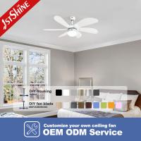 China Pull Chain Style ROHS Quiet Ceiling Fans 42 Inch Decorative For Home for sale