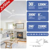 China DCF-W986 MDF Blade 35W Noiseless Ceiling Fan With 5 Speeds Remote Control for sale