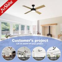 China 52 Inches Indoor Ceiling Fan With Light DC Motor Amart Control for sale
