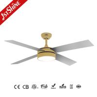 China CCC Modern Ceiling Fan With Light And Remote Control 4 MDF Blades for sale