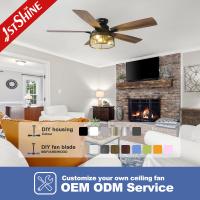 China 5 MDF Blades DC Motor Ceiling Fan For Indoor Commercial Farmhouse for sale