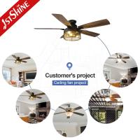China 5 MDF Blades DC Motor Ceiling Fan For Indoor Commercial Farmhouse for sale