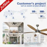 China 230V AC Motor Indoor 5 MDF Blades LED Ceiling Fan for sale