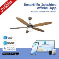 China 230V AC Motor Indoor 5 MDF Blades LED Ceiling Fan for sale