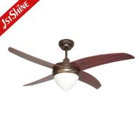 China Light 4 MDF Blades Decorative Ceiling Fan With Remote Energy Saving Dc Motor for sale