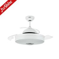 China WiFi Control 6 Speeds 35W retractable fan light With Hidden Blade for sale