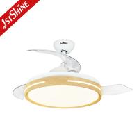 China Smart 42 Inch LED Invisible Ceiling Fan For Bedroom And Living Room for sale