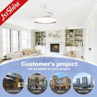 China Living Room Smart 42 Inch Invisible LED Ceiling Fan With Hidden Blades for sale