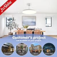 China Ultra-Thin Smart LED Ceiling Fan Light 3 Color Led Light White Modern for sale