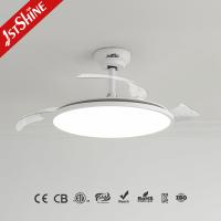 China Ultra-Thin Smart LED Ceiling Fan Light 3 Color Led Light White Modern for sale