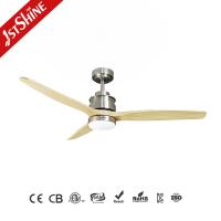 China Stable Illumination Energy Efficient Ceiling Fans Multi Color Wooden Blades for sale