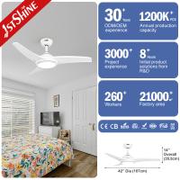 China 220V 50HZ Color Changing Lighting Ceiling Fan With Remote Control for sale