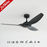 China 52 Inches White ABS Blade Remote Smart APP Control Ceiling Fan Without Light for sale