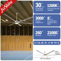 China Industrial Ceiling Fan With Light Big Size High Air Volume Commercial Indoor Dc Motor Fan for sale