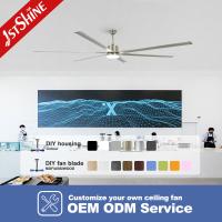 China Industrial Ceiling Fan With Light Big Size High Air Volume Commercial Indoor Dc Motor Fan for sale