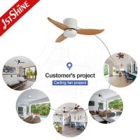China Low Ceiling Room Small LED Ceiling Fan With Plastic Blades And Remote Control for sale