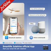 China Low Ceiling Room Small LED Ceiling Fan With Plastic Blades And Remote Control for sale
