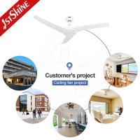 China Remote Control Plastic Dimmable LED Ceiling Fan Color Changing Lighting for sale