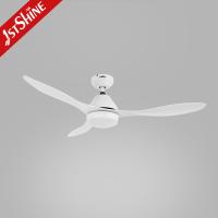 China Plastic High RPM Dimmable LED Ceiling Fan Light With Remote Control for sale