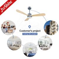 China Hanging 50hz Color Changing Ceiling Fan With Light And Remote for sale