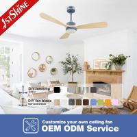 China Hanging 50hz Color Changing Ceiling Fan With Light And Remote for sale