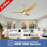 China Remote Control 230V 50hz Ceiling Fan Energy Saving With Led Light for sale