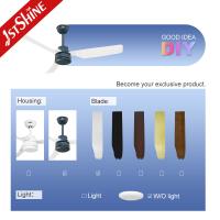 China ODM 220 - 240V Remote Control ABS Ceiling Fan For Living Room for sale