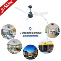 China ODM 220 - 240V Remote Control ABS Ceiling Fan For Living Room for sale
