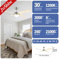 China Decorative Smart Restaurant Ceiling Fans Remote Control Air Conditioning for sale