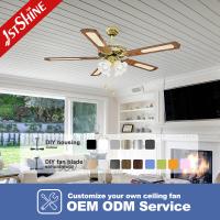 China Traditional Classic Ceiling Fans Chandelier 52 Inch For Restaurant for sale