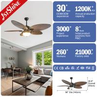 China Decorative 5 Blades 56 Inch Classic Ceiling Fans With Remote Control for sale