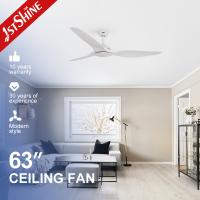 China Mulit Colors White Ceiling Fan With Remote Control Dc Motor 3 Plastic Blade Without Light for sale