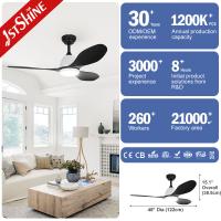 China DC Motor Ceiling Fan Light Modern Smart Remote Control Energy Saving for sale